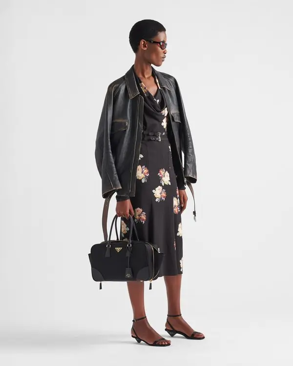 Prada Leather Blouson Jacket