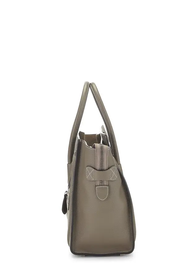 Celine Luggage Tote Drummed Calfskin - Grey