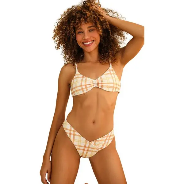 DIPPIN DAISY'S Angel Bikini Bottom - Rad Plaid
