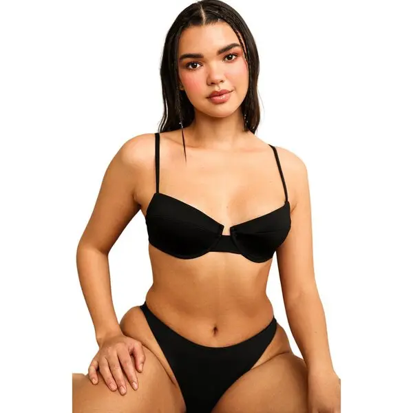 DIPPIN DAISY'S Gigi Underwire Bikini Top - Black