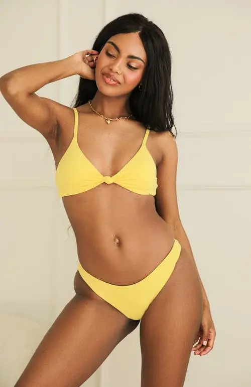 DIPPIN DAISY'S Nocturnal Cheeky Bikini Bottom - Sunshine