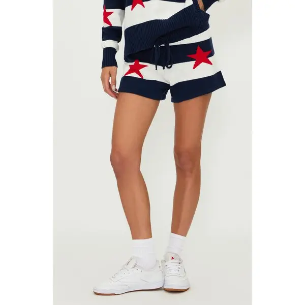 Beach Riot Balboa Knit Shorts - Liberty Stars