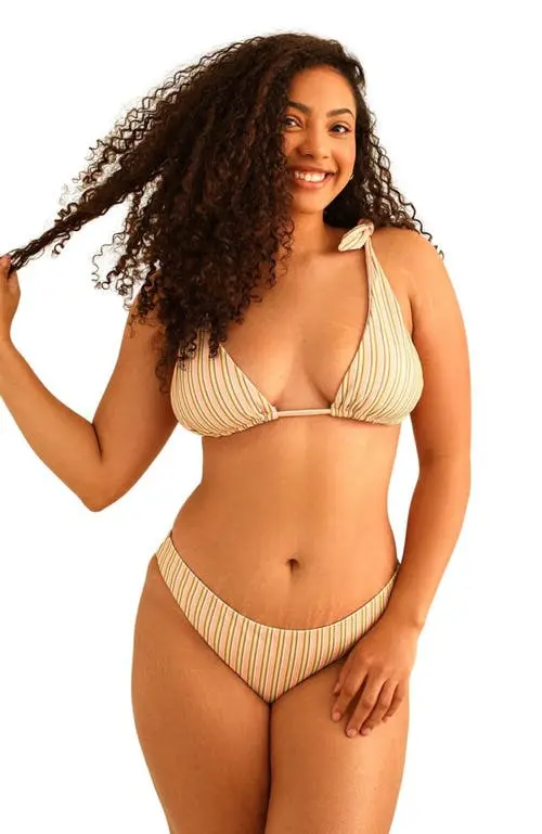 DIPPIN DAISY'S Palma Bikini Bottom - Nostalgia Stripe