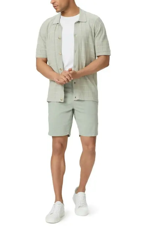 Paige Phillips Stretch Cotton Chino Shorts - Dried Thyme