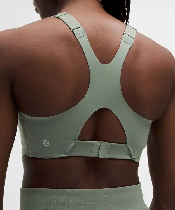 Lululemon Ultralu Square-neck Workout Bra - Willow Leaf
