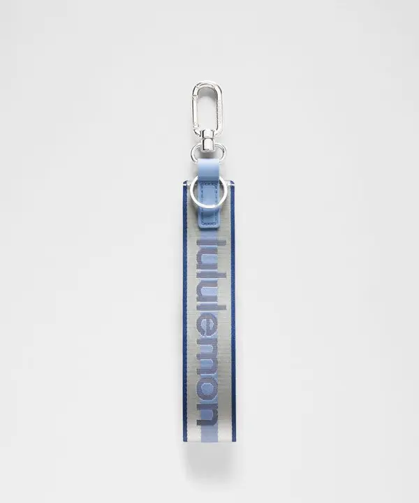 Lululemon Never Lost Keychain - Coconut Ivory/prep Blue/clubhouse Blue