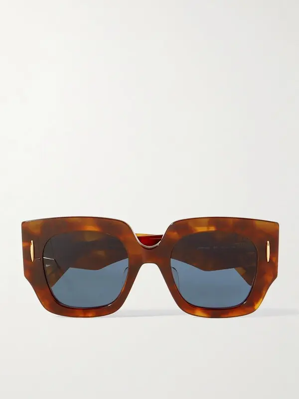 Loewe Oversized Square-frame Sunglasses - Tortoiseshell