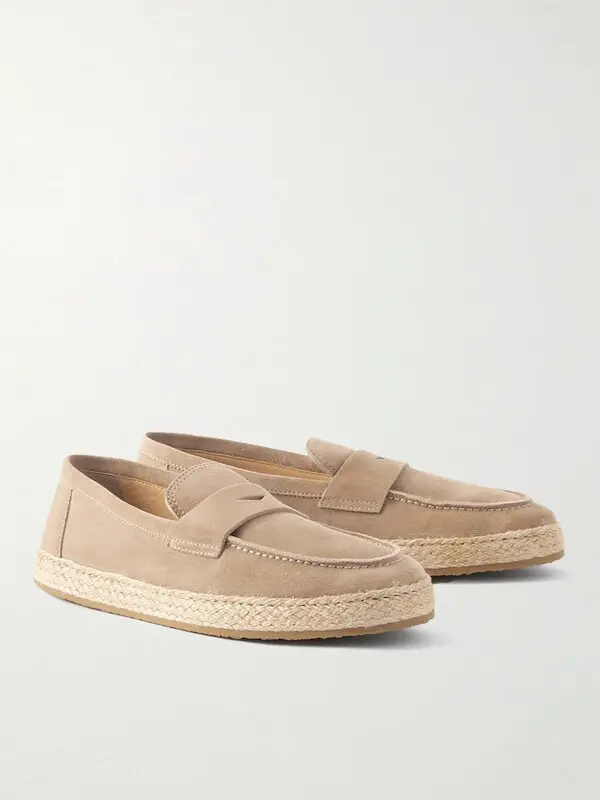 Brunello Cucinelli Suede Espadrilles
