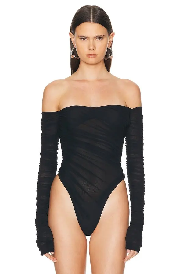 MUGLER Mesh Bodysuit