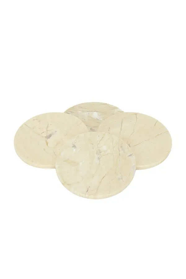 ANASTASIO HOME Set Of Four Oversized Coasters In Green