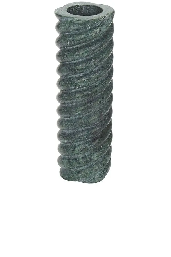 ANASTASIO HOME Tall Swell Vase In Green - Emerald