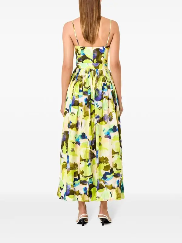 NICHOLAS Mireille Linen Maxi Dress