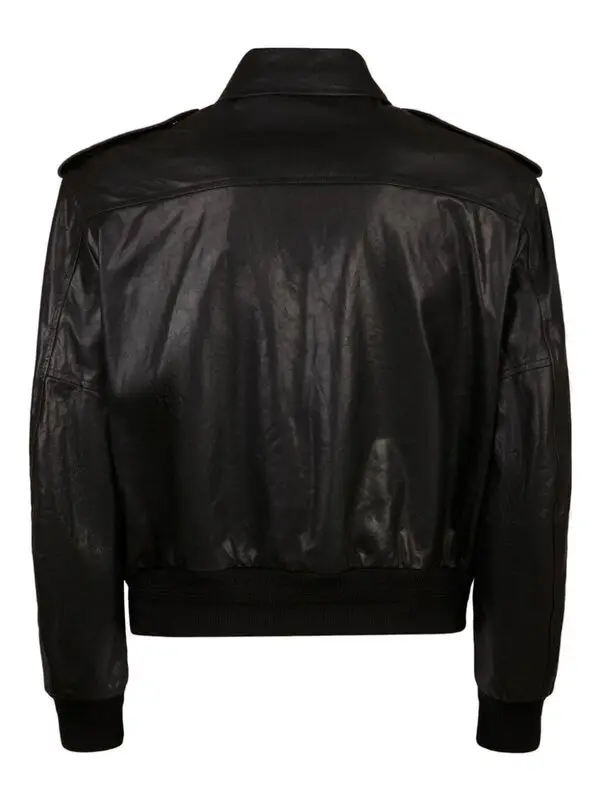 Bally Leather Bomber Jacket