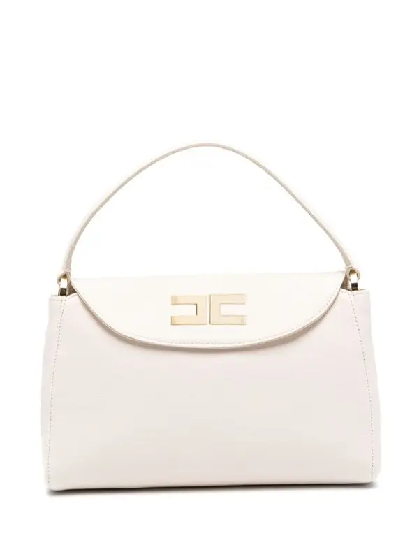 Elisabetta Franchi Small Souple Shoulder Bag - Neutrals