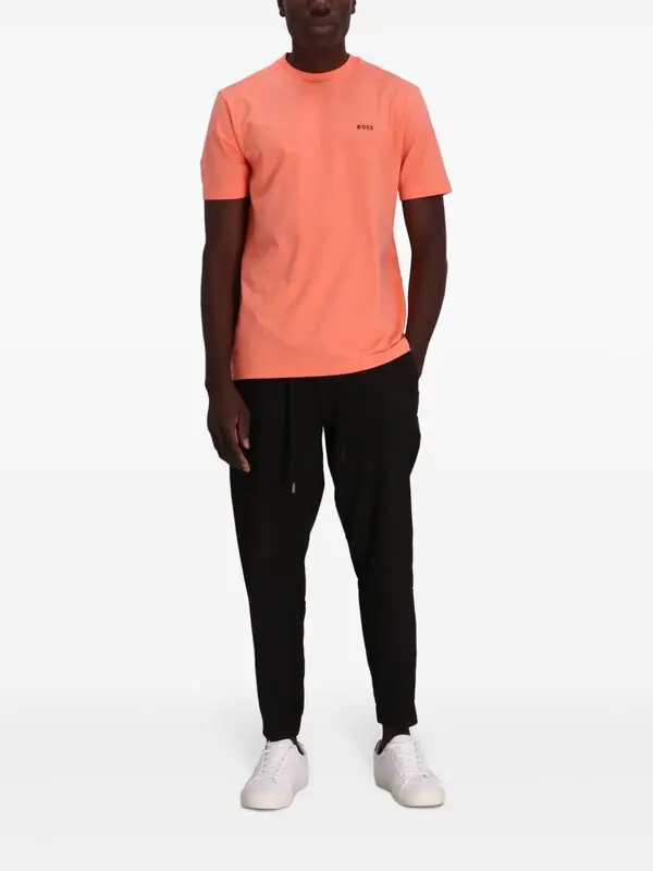 BOSS Logo-print Cotton T-shirt