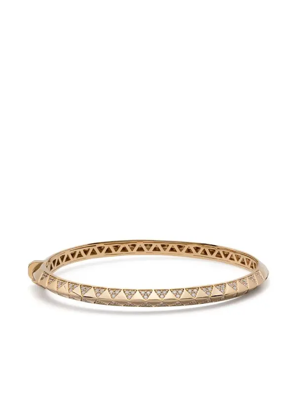 Harwell Godfrey 18kt Yellow Diamond Bangle - Gold