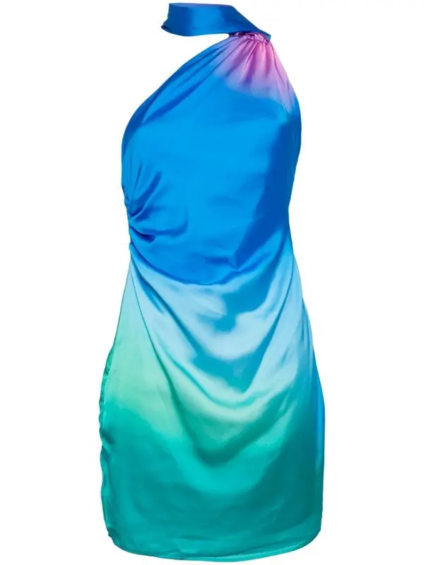 BAOBAB Ari Satin Minidress - Blue