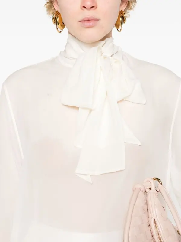Fabiana Filippi Tied-neck Blouse