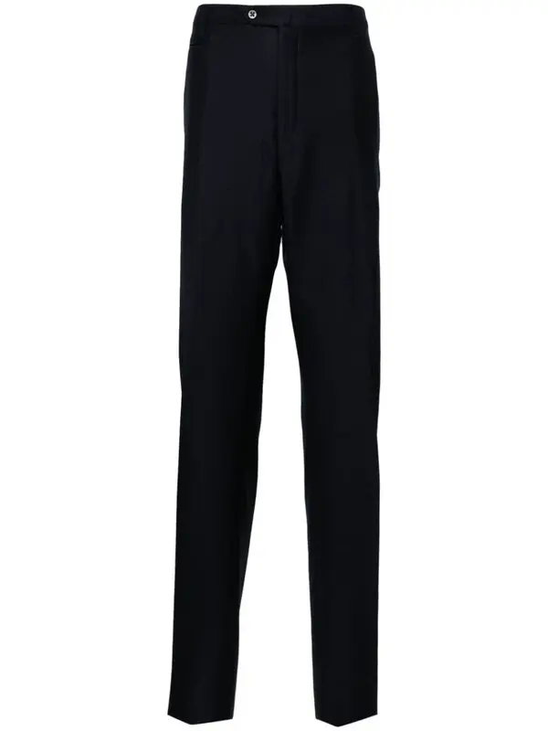 Corneliani Mid-rise Tailored Trousers - Blue