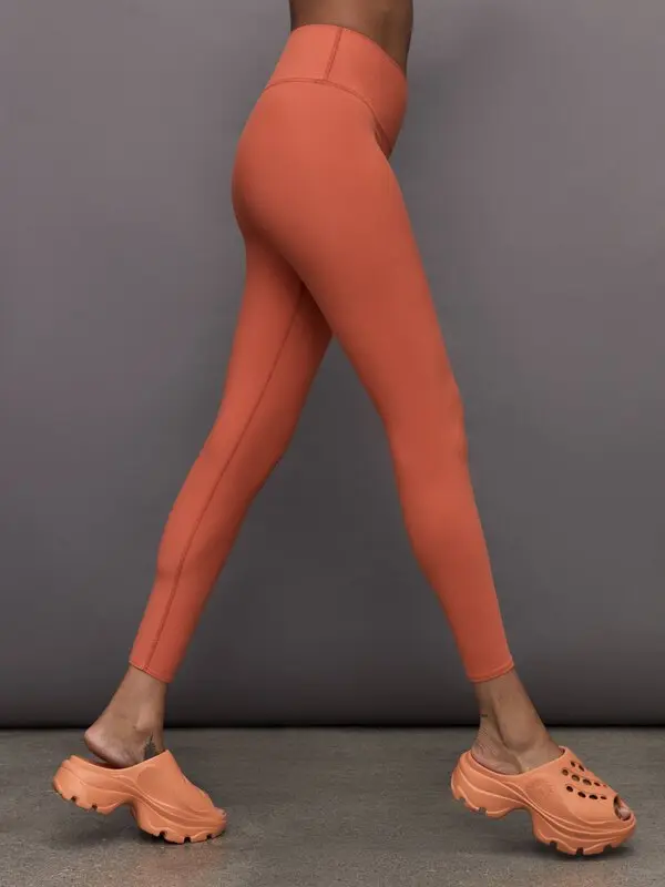 Carbon38 High Rise Legging In Melt - Burnt Sienna
