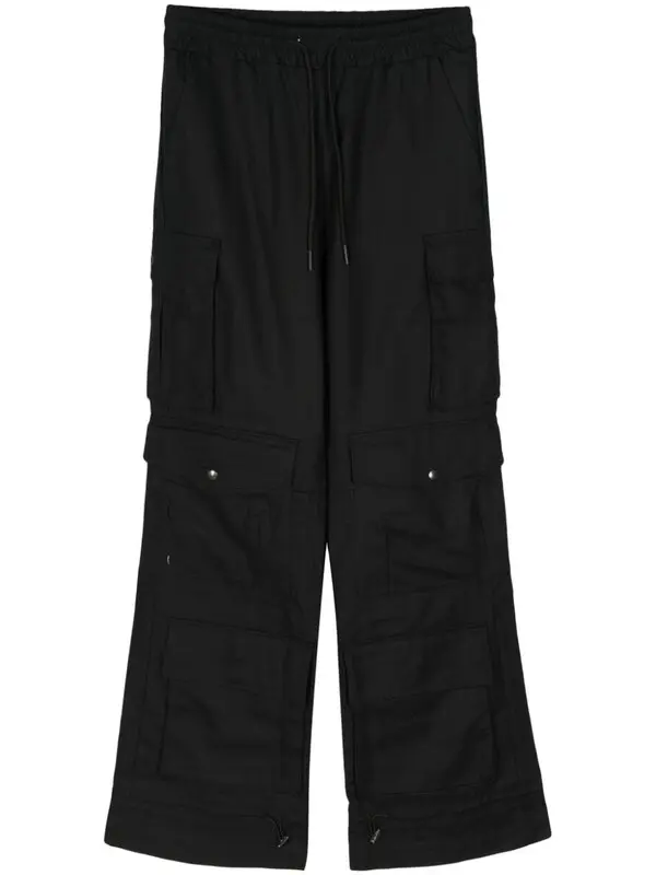 MAUNA KEA Straight-leg Cargo Trousers - Black