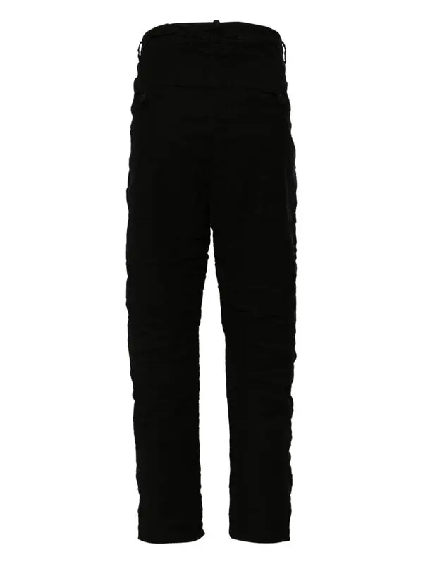 POÈME BOHÉMIEN Crinkled Slim-cut Trousers