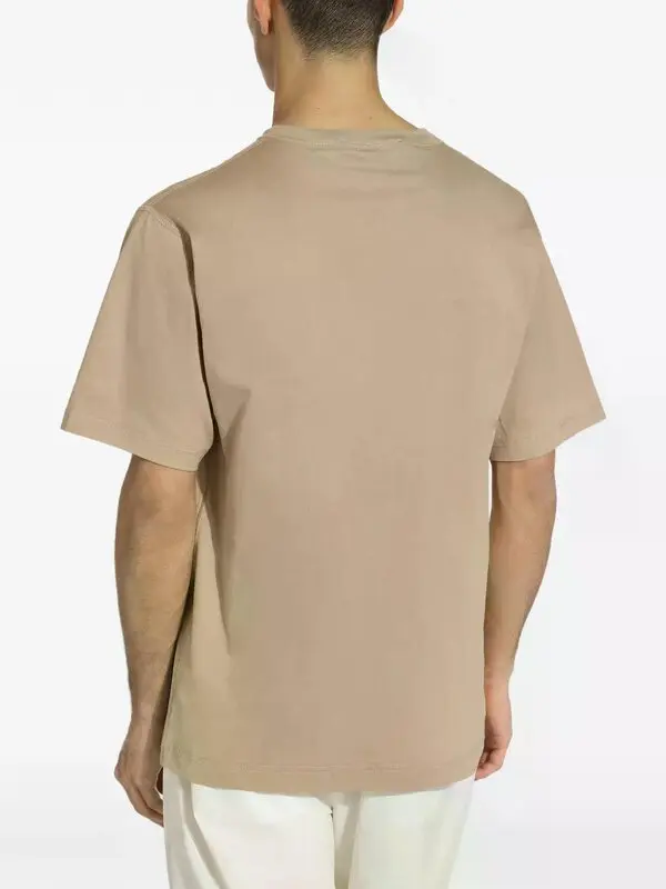 Dolce & Gabbana Dg-embroidered Cotton T-shirt