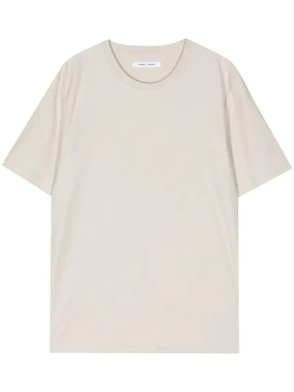 SAMSOE SAMSOE Odin Crew-neck T-shirt - Neutrals