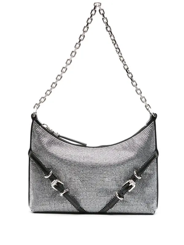 Givenchy Voyou Party Rhinestone-embellished Bag - Black