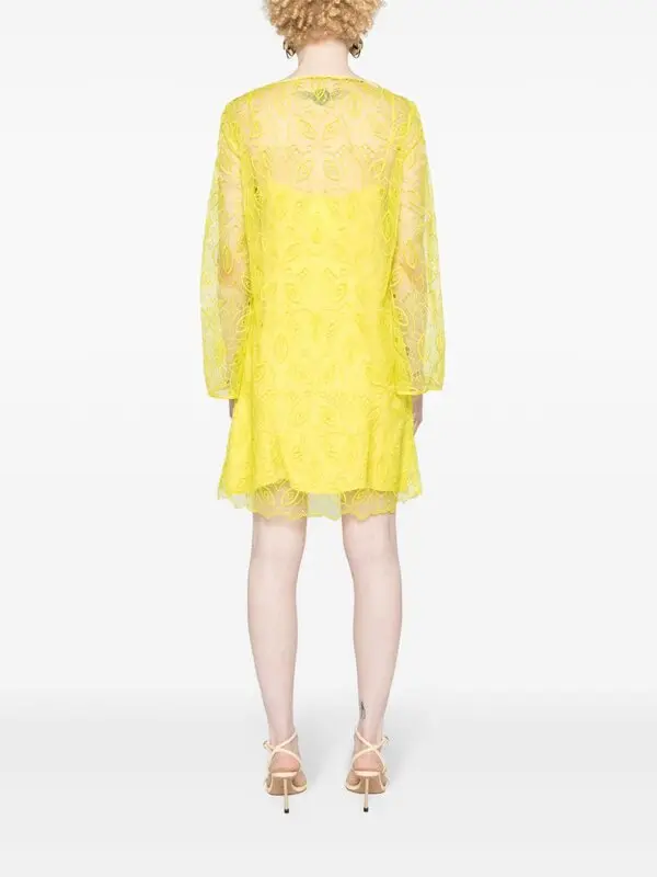 Max Mara Bracco Motif-embroidered Midi Dress