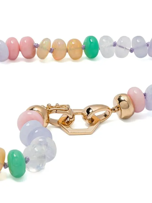 Harwell Godfrey 18kt Yellow Gemstone Foundation Bead Necklace