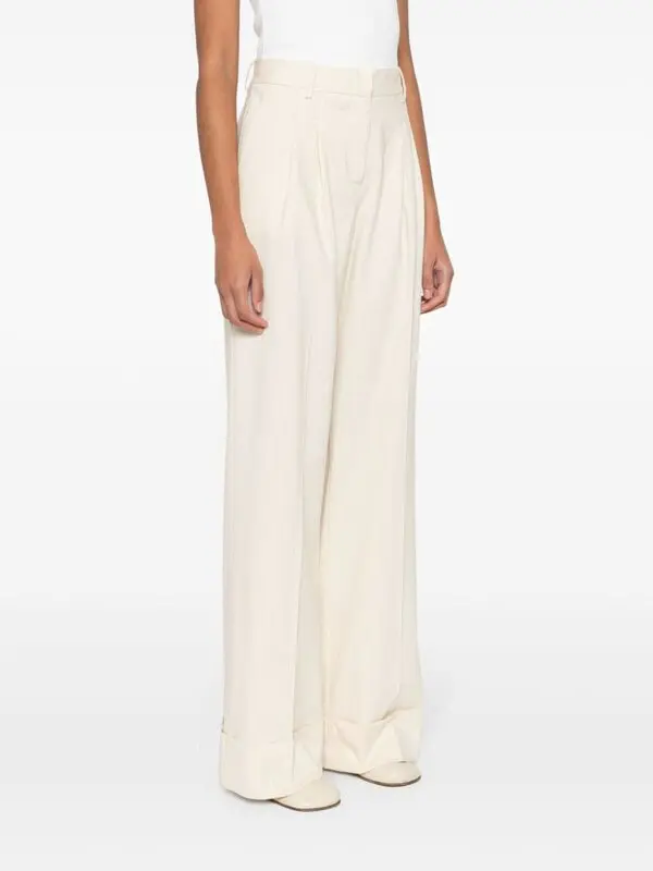 Andamane Nathaniel Pinstripe Wide-leg Trousers