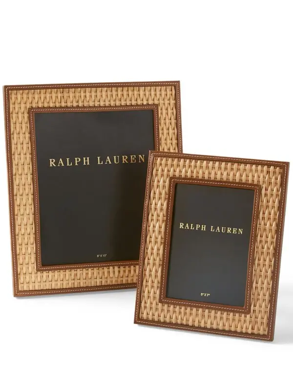 Ralph Lauren Bailey Picture Frame - Brown