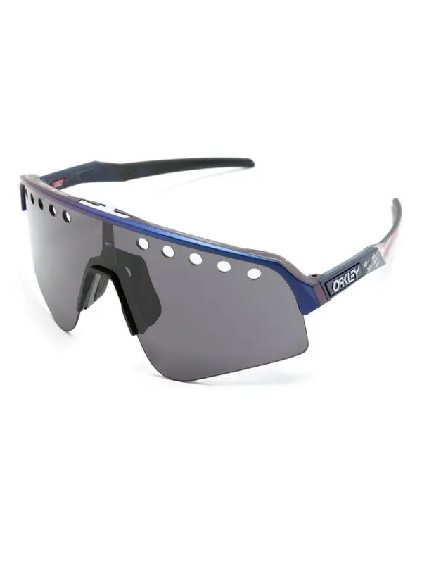 Oakley Sutro Lite Sweep Shield-frame Sunglasses - Blue