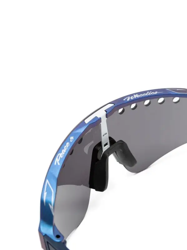 Oakley Sutro Lite Sweep Shield-frame Sunglasses - Blue
