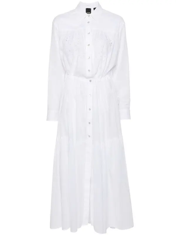 Pinko Dolce Vita Maxi Shirt Dress