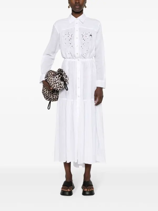 Pinko Dolce Vita Maxi Shirt Dress