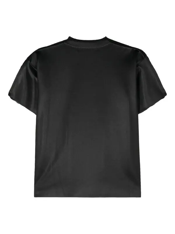 Junya Watanabe Panelled Knit Top - Black