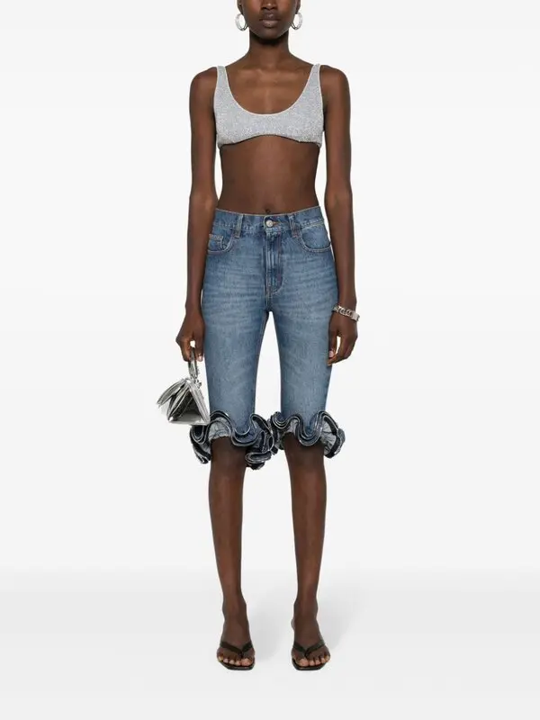 Coperni Mid-rise Cropped Jeans