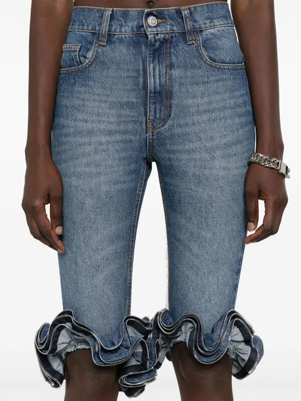 Coperni Mid-rise Cropped Jeans