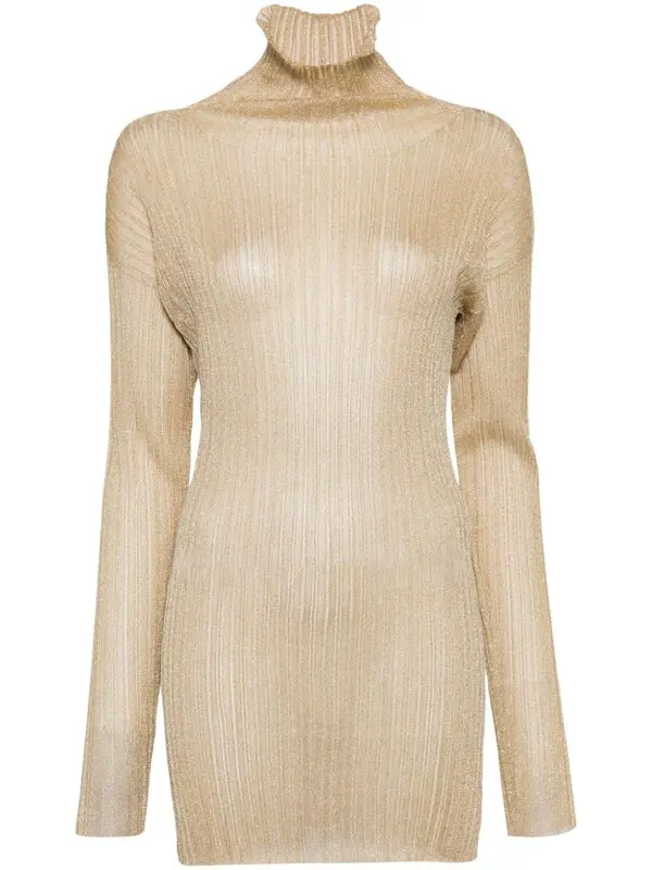 Fabiana Filippi Lurex Jumper - Gold