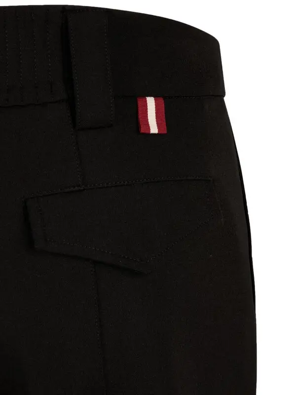 Bally Slim-fit Trousers With Logo Tag