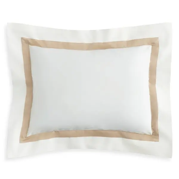 MATOUK Lowell Boudoir Sham - Ivory/champagne