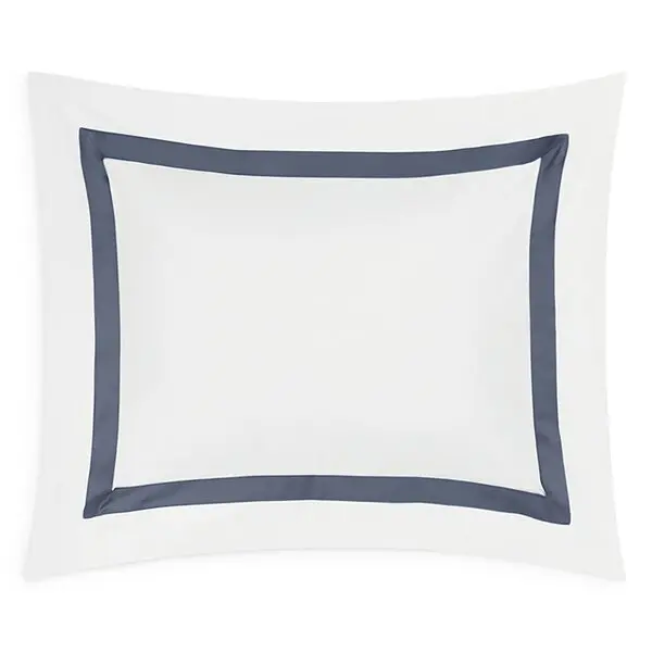 MATOUK Lowell Boudoir Sham - Steel Blue