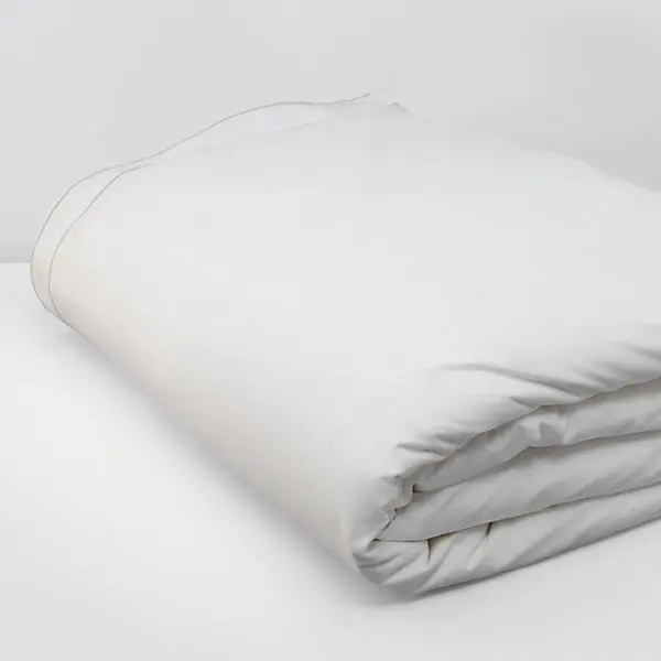 MATOUK Ansonia Percale Duvet Cover, Full/queen - Almond