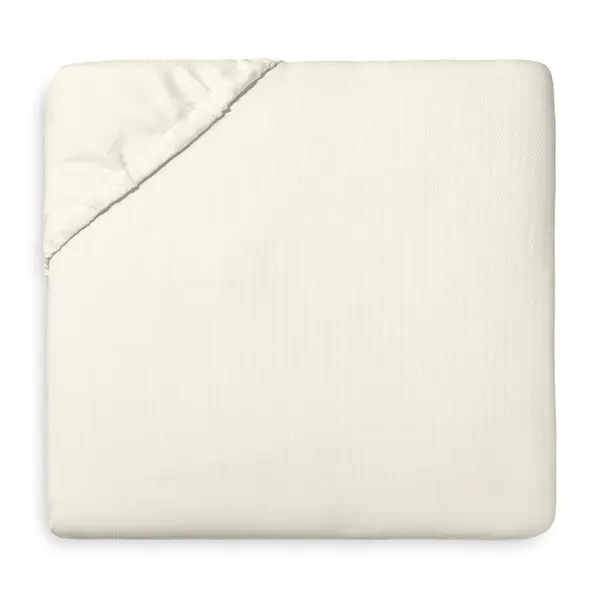 SFERRA Tesoro Fitted Sheet, Twin - Ivory