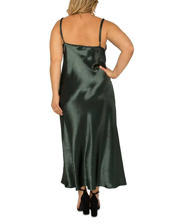STANDARDS & PRACTICES Maxi Slip Dress - Green