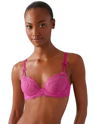 Wacoal It's On Underwire Bra - Fuchsia Red
