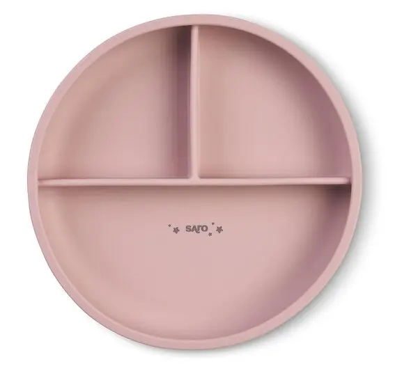 SARO BY KALENCOM Saro Food & Fun 3 Compartment Plate - One-color