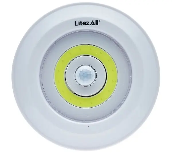 LITEZALL Motion Activated Puck Light 4 Pack - One-color